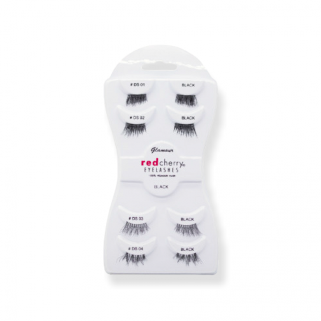 RED CHERRY EYELASHES SET - GLAMOUR