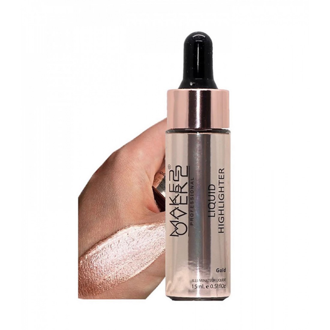 Make Over 22 Professional Liquid Highlighter Gold LH003
