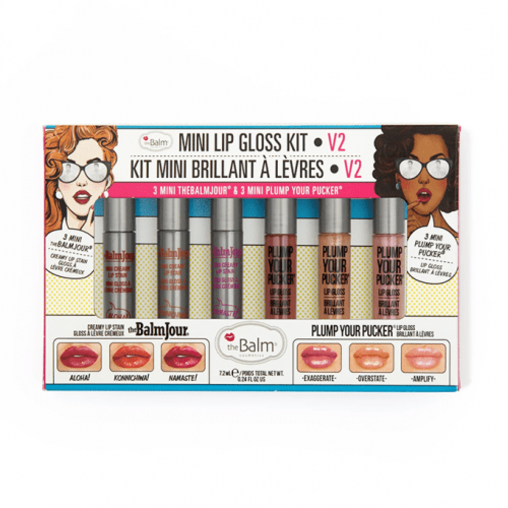 Thebalm Set Of 6 Mini Lip Glosses - V2