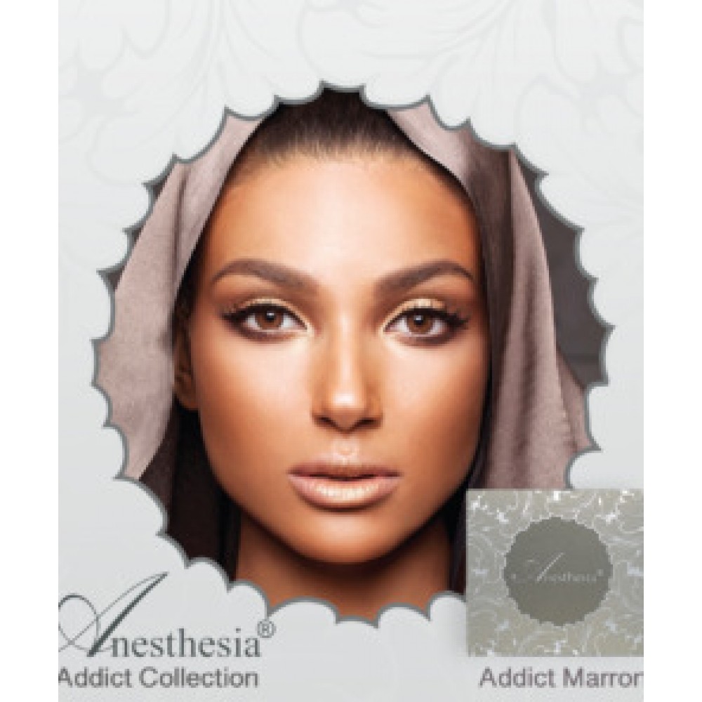 Anesthesia Coloured Lenses -addict marron