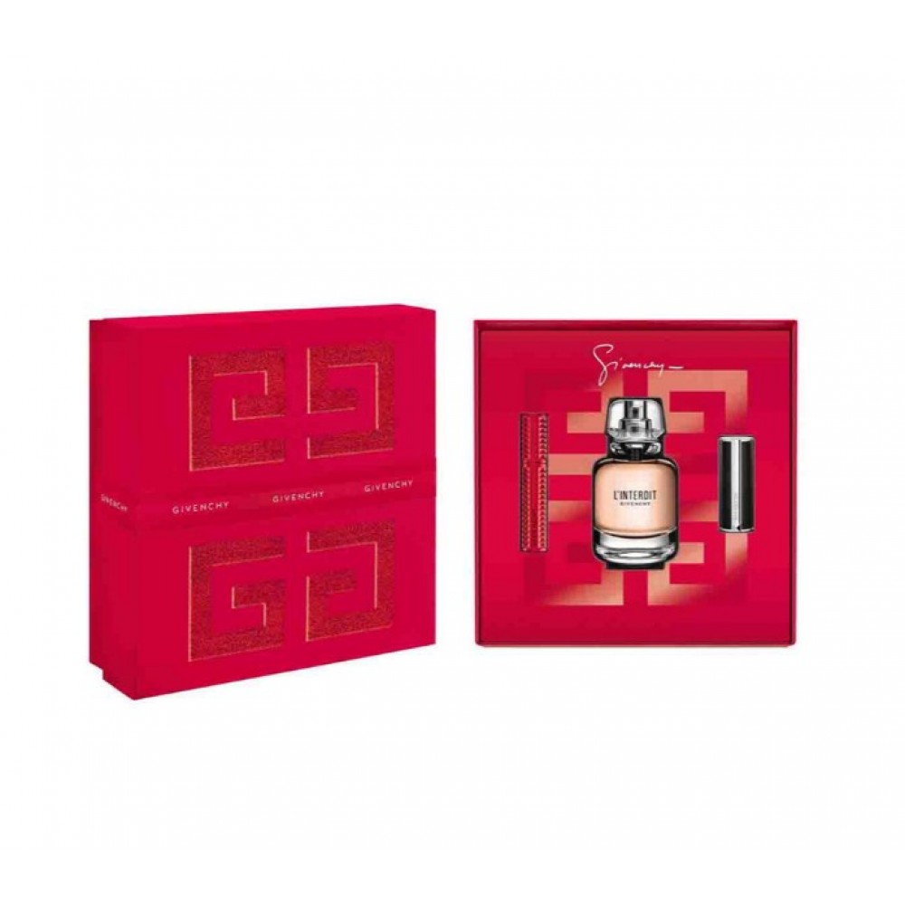 Buy Givenchy L'Interdit Edp 50 Ml + Mini Mascara + Mini Rouge Gift Set