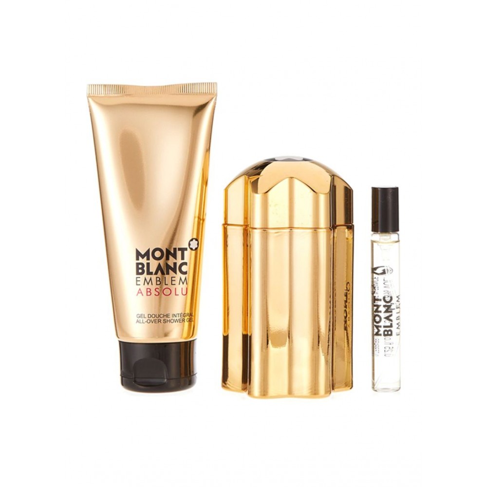 Buy Mont Blanc Emblem Absolu EDT 100 ML + 7.5 ML + Shower Gel 100 ML ...