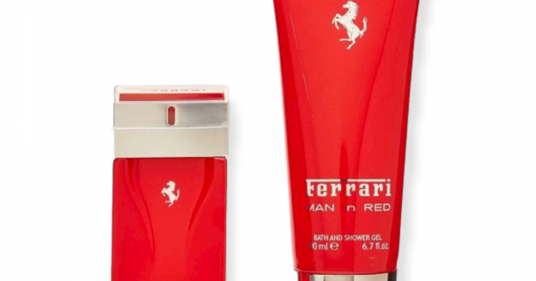 Ferrari Man In Red EDT 100 Ml + Shower Gel 200 Ml Gift Set