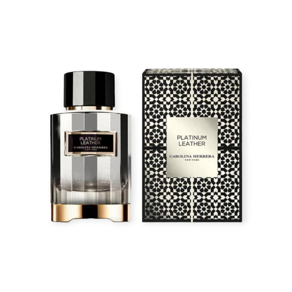 Carolina Herrera Platinum Leather EDP 100ml | Luxurious Masculine Fragrance